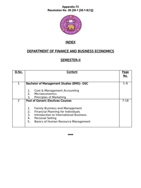 Appendix 73 Ii Sem Pdf