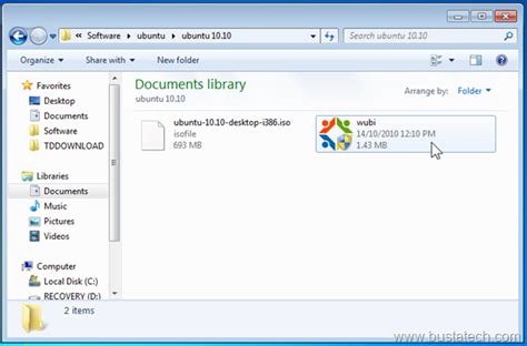 Install Ubuntu Under Window Bust A TECH