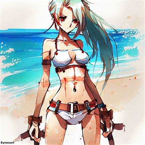 Anime Bikini Girl 3 By Eynoxart On Deviantart