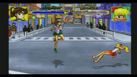 Ps1 미소녀 전사 세일러문 수퍼 S 세일러문 격투 게임 쥬피터 플레이 Youtube