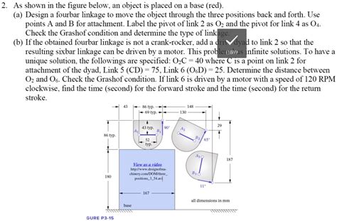 solved as shown in the figure below an object is placed on a base