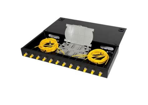 Fixed Fiber Optic Rack Mount Enclosure 12 Core Patch Panel 1u St Upc