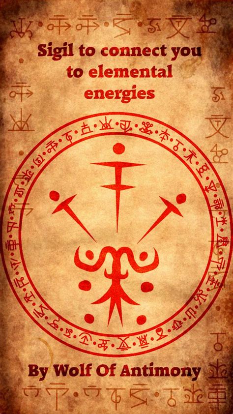 Wolf Of Antimony Occultism Photo Wiccan Symbols Sigil Magic Magick