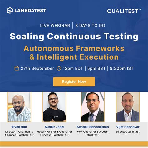 How To Automate Your Testing With Lambdatest And Qualitest Lambdatest Posted On The Topic