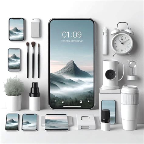 versatile mobile mockup for comprehensive app ui presentations premium ai generated image