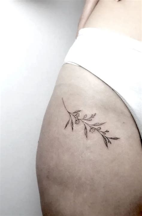Pelvic Flower Tattoos