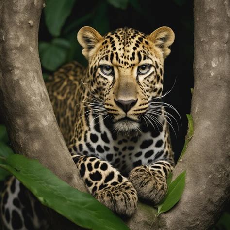 Premium Ai Image Leopard Wildlife Photography