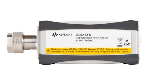 U2021XA 50 MHz To 18 GHz USB Peak Power Sensor Keysight