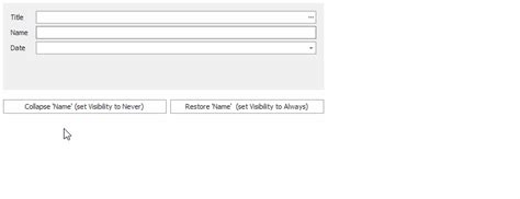 BaseLayoutItem Visibility Property WinForms Controls DevExpress Documentation