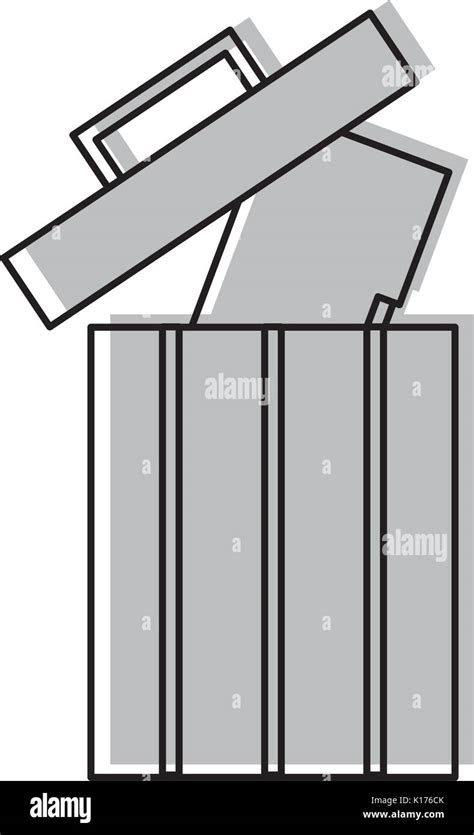 Folder Document In Recycle Bin Stock Vector Image And Art Alamy