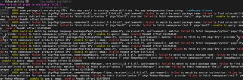 Grype Gives Error Unable To Query Mmap Invalid Readat Offset