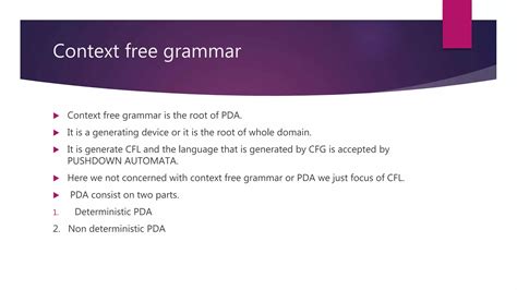 Push Down Automata Ppt