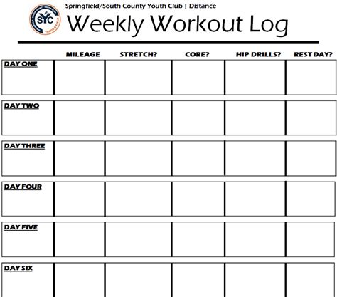 Top 25 Free Workout Log Templates [in Word And Excel]
