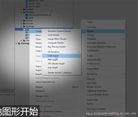 伪全息老婆制作1（shader入门1）unity Unlit Graph在哪里找 Csdn博客