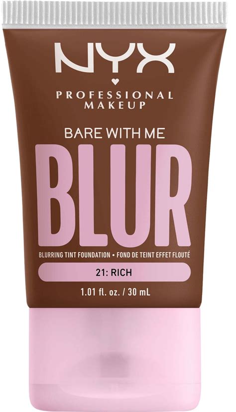 Nyx Professional Makeup Bare With Me Blur Tint Foundation 21 Rich