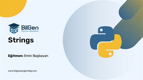 python da metin İşleme strings