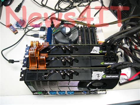 Система с тремя видеокартами Fermi — МИР NVIDIA