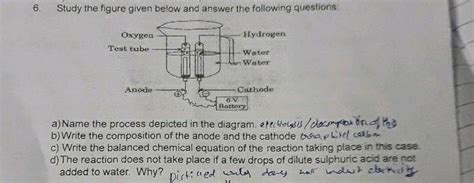 Study The Figure Given Below And Answer The Following Questions Begin Array L Text Oxygen