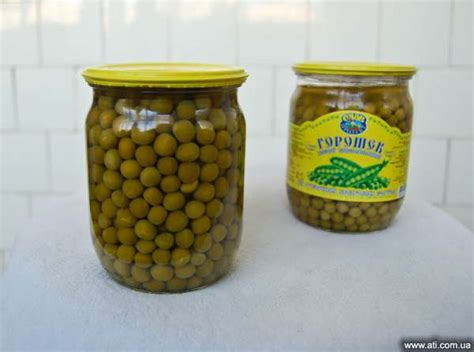 Натуральные консервы из овощей