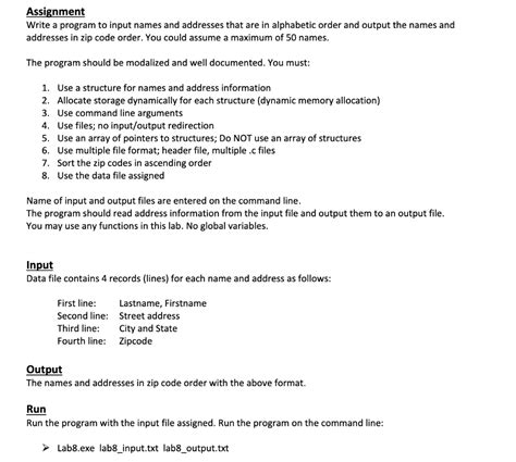 Solved Assignment Write A Program To Input Names And