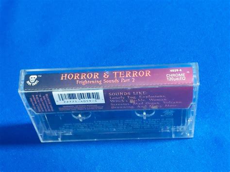 Rare Sealed Cassette Tape Horror Terror Frightening Sounds Pt 2 1995