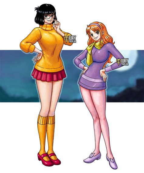 Iury Padilha Daphne Blake Nami One Piece Nico Robin Velma Dinkley