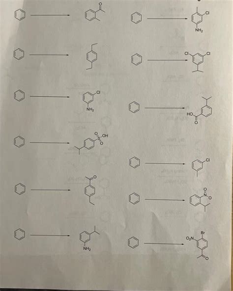 Solved [4] −br2febr3 Fuming H2so4 Hno3 H2so400000