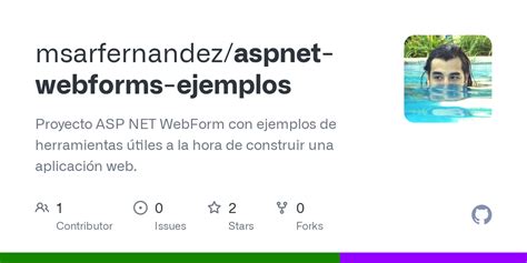 Github Msarfernandezaspnet Webforms Ejemplos Proyecto Asp Net Webform Con Ejemplos De