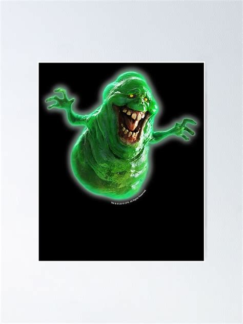 Ghostbusters Classic Slime Ghost Logo Graphic Poster For Sale By Luongleoshop Redbubble