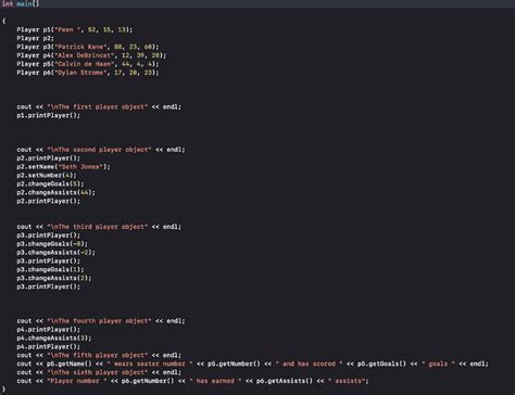 Solved Overview For This Assignment Modify The Player Class Chegg