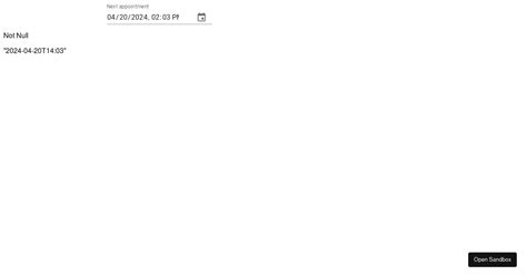 material ui date picker codesandbox