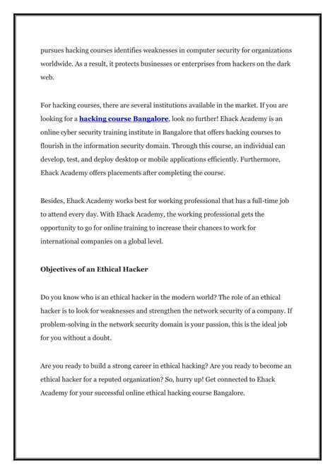 Ppt Hacking Course Objectives And Training Powerpoint Presentation Id13010954