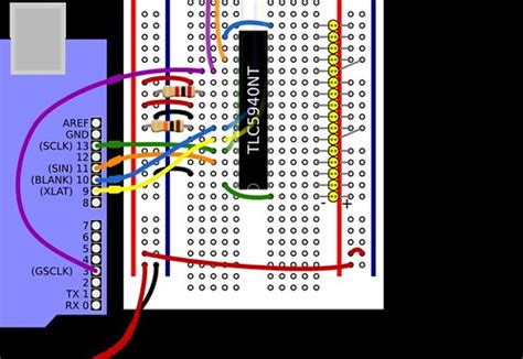How To Wire 32 TLC5940 S To An Arduino MEGA