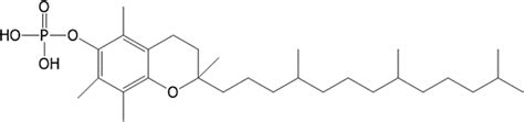 Structural Formula Of All‐rac‐α‐tocopheryl Di‐hydrogen Phosphate Tp Download Scientific Diagram