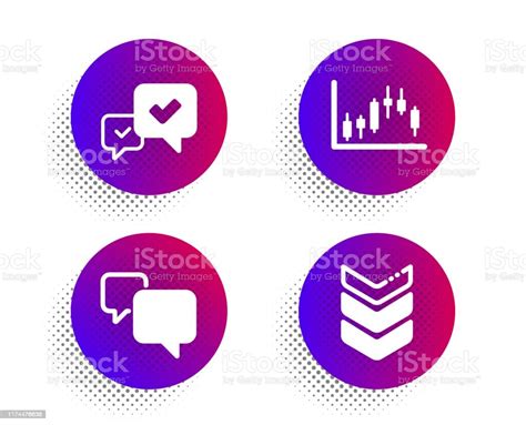 음성 거품 승인 및 촛대 그래프 아이콘 설정 어깨 끈 기호입니다 벡터 Championship에 대한 스톡 벡터 아트 및 기타 이미지 Championship 교육 금융