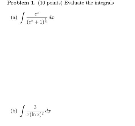 Solved Problem 1 10 ﻿points ﻿evaluate The