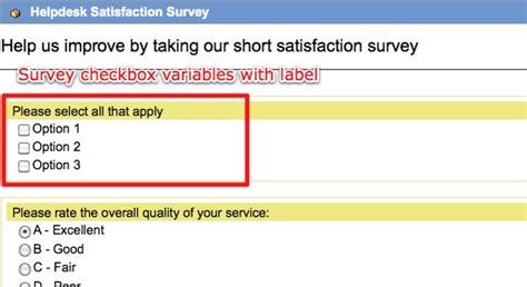 multiple checkbox variables in service catalog and surveys servicenow