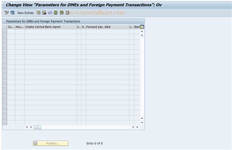 FQP SAP Tcode DME Foreign Payment Transactions