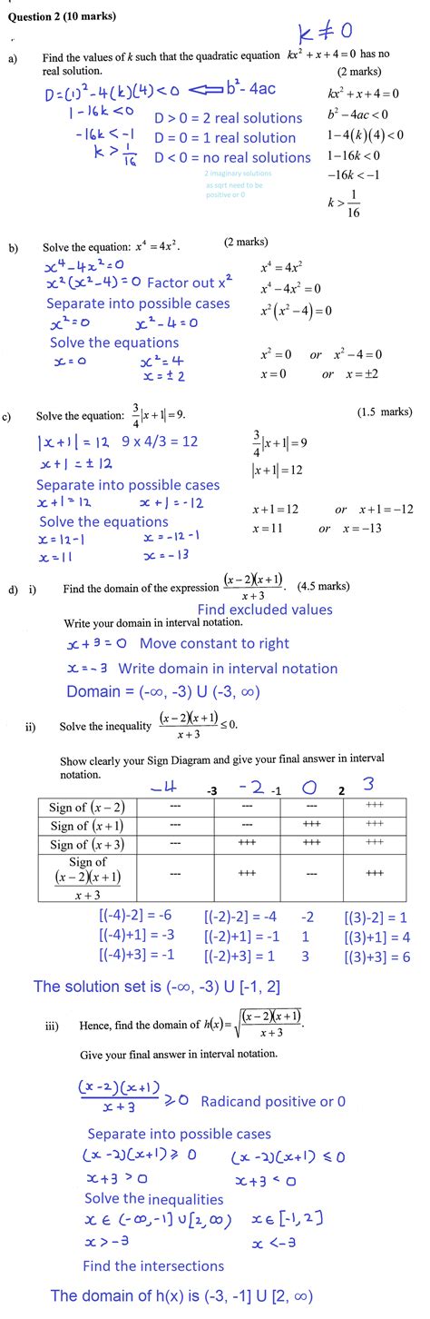 Exam Questions Topic