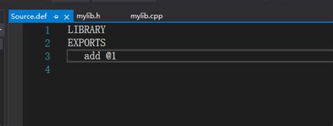 C Dll 添加def文件 Txwtech 博客园