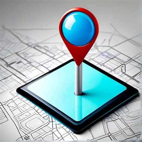map pointers 3d gps icon pin marker location premium ai generated image