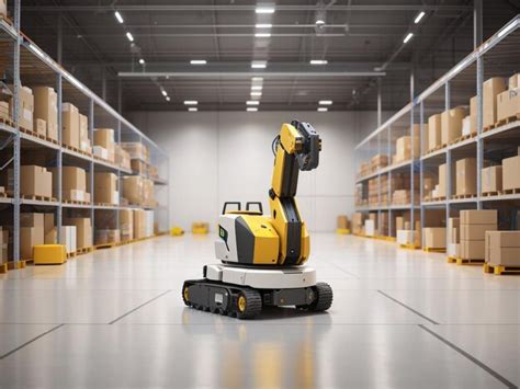 Premium Photo Efficiency Redefined Automation With Agv And Robotic