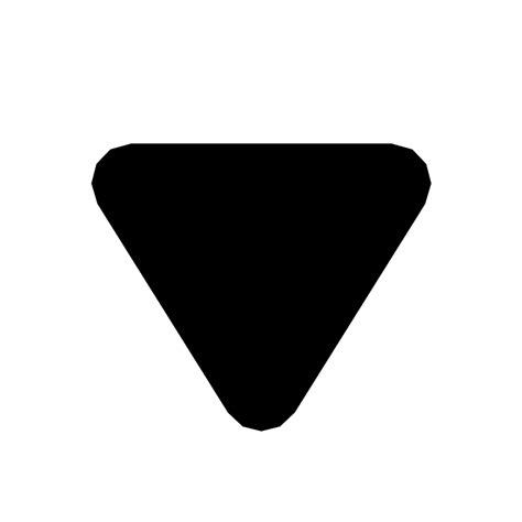 Triangle Down Filled Vector Svg Icon Svg Repo