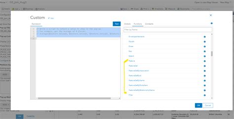 solved how to use arcade for list in arcgis dashboard esri community