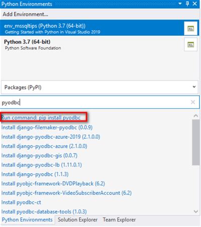 Learning Python In Visual Studio