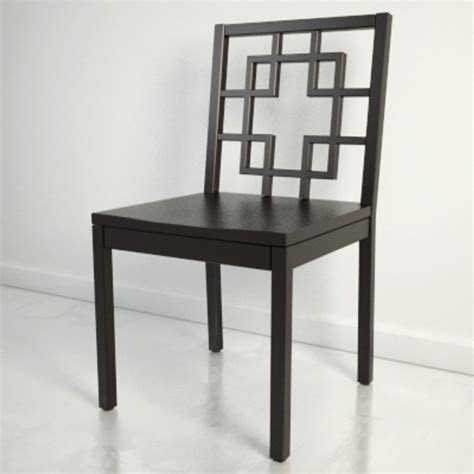 3ds Max Overlapping Squares Sidechair