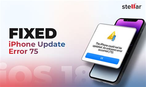 Fixed Iphone Error 75 While Updating To Ios 18