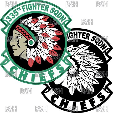 335th Fighter Squadron Seymour Johnson Afb Patch Vector Image Files