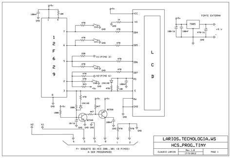 HCS PROG TINY PROGRAMADOR DE HCS C PIC F REF PicSource