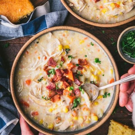 Chicken Corn Chowder Crock Pot The Seasoned Mom